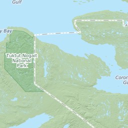 Tuktut Nogait National Park Map