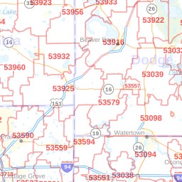 Grand Rapids Zip Code Map - Map